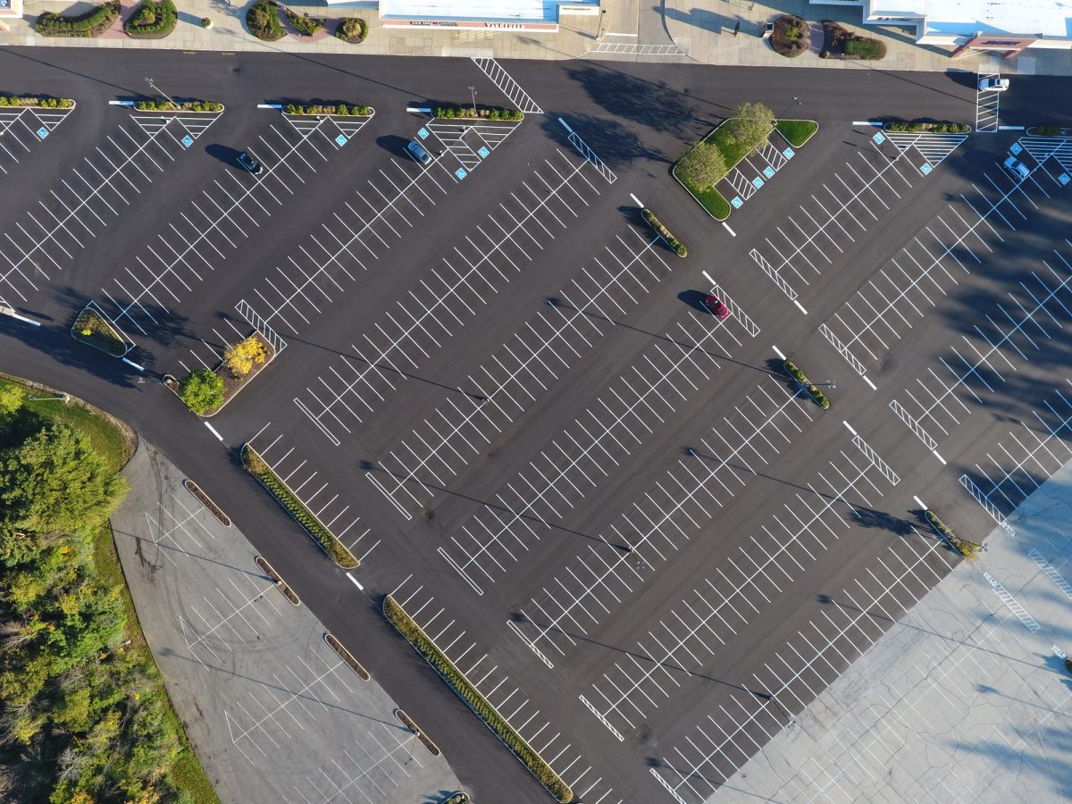 Parking Lot Striping in Milwaukee Retail Centers
